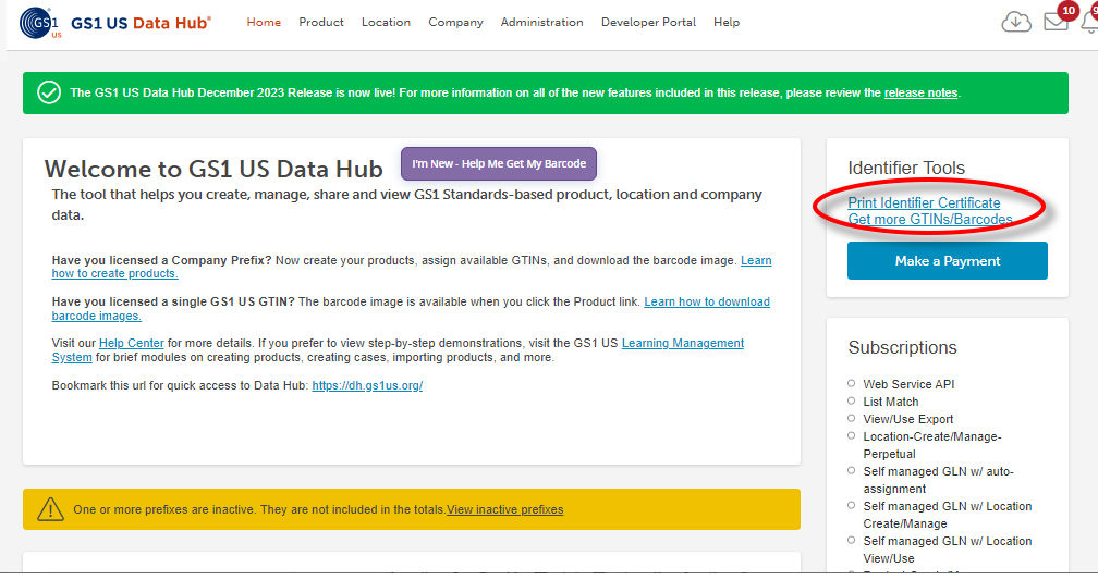 Print a Certificate | GS1 US